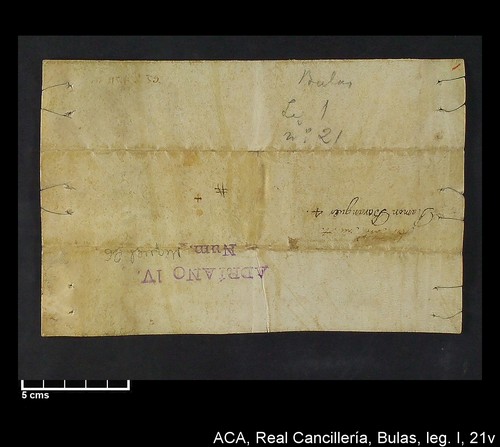 Cancillería,bulas_pontificias,legajo_I,nº21/ Letras cerrad...
