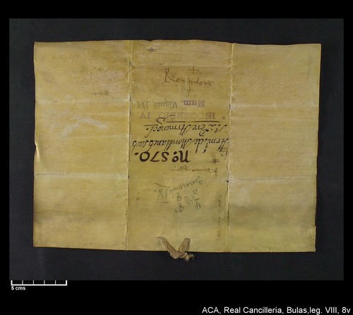 Cancillería,bulas_pontificias,legajo_VIII,nº8/ Letras ejec...