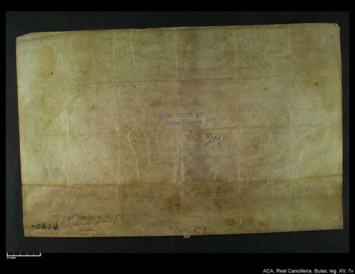 Cancillería,bulas_pontificias,legajo_XV,nº7/ Letras ejecut...
