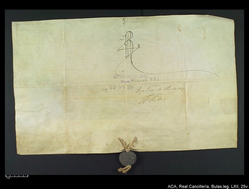 Cancillería,bulas_pontificias,legajo_LXII,nº25/ Letras eje...