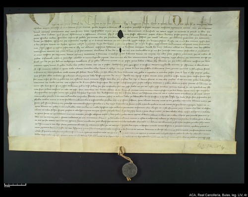 Cancillería,bulas_pontificias,legajo_LIV,nº4/ Letras ejecu...